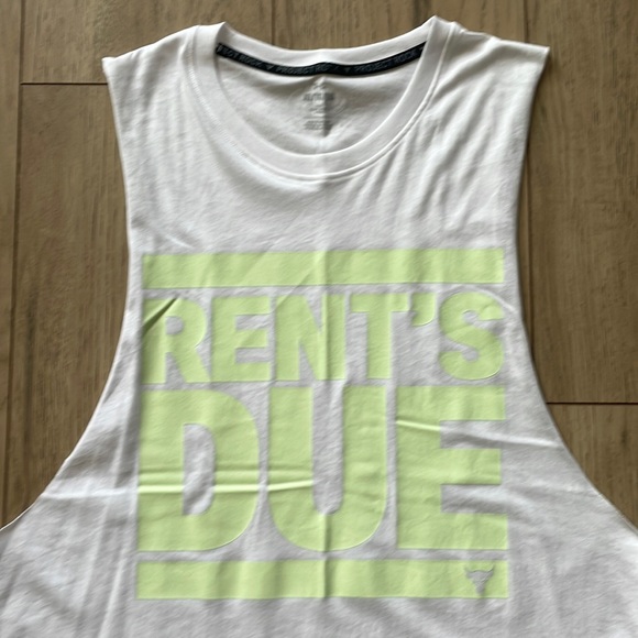 Under Armour | Shirts | Nwt Under Armour Project Rock Rents Due Dwayne ...